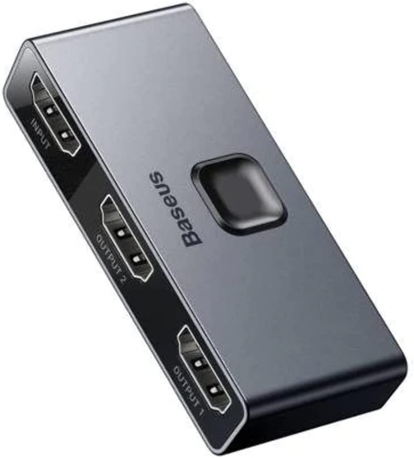Baseus Matrix HDMI Splitter (2in1or 1in2) Space Gray | Tech Games n ...