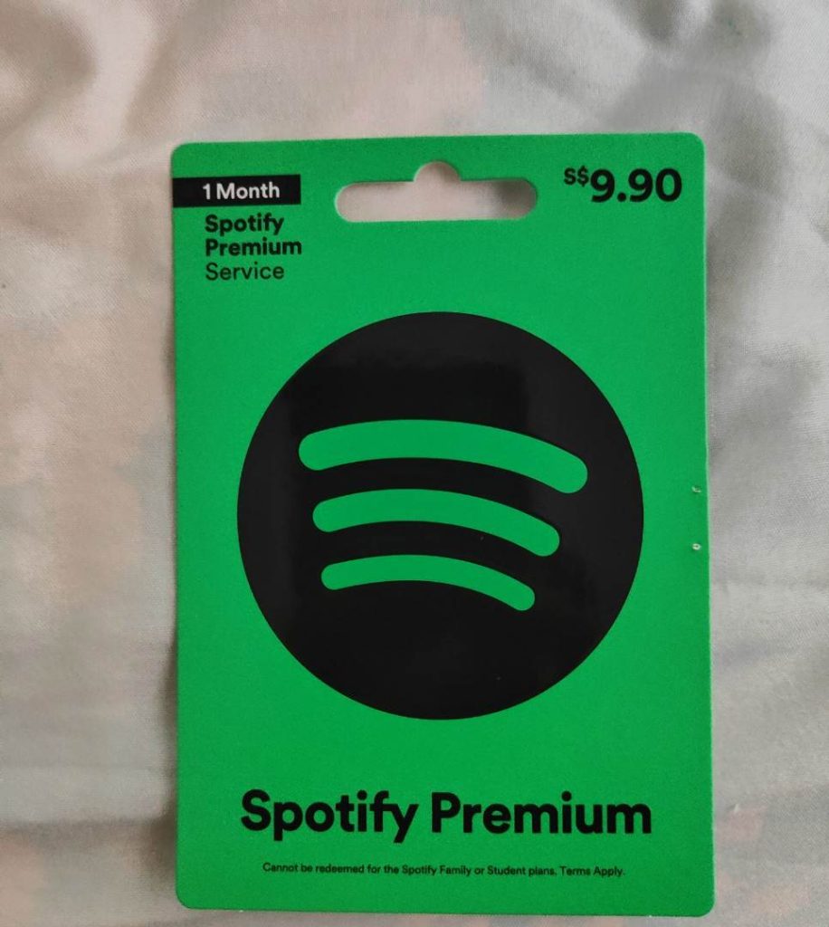 Spotify 1 month Premium subscription Gift card worth $9.90 | Tech Games ...